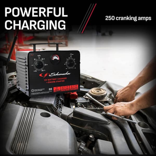 Schumacher Electric Automotive 6 Volt, 12 Volt, 250 Amp Manual Timer ...