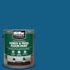 BEHR PREMIUM 1 gal. #S-H-550 Sapphire Sparkle Low-Lustre Enamel ...