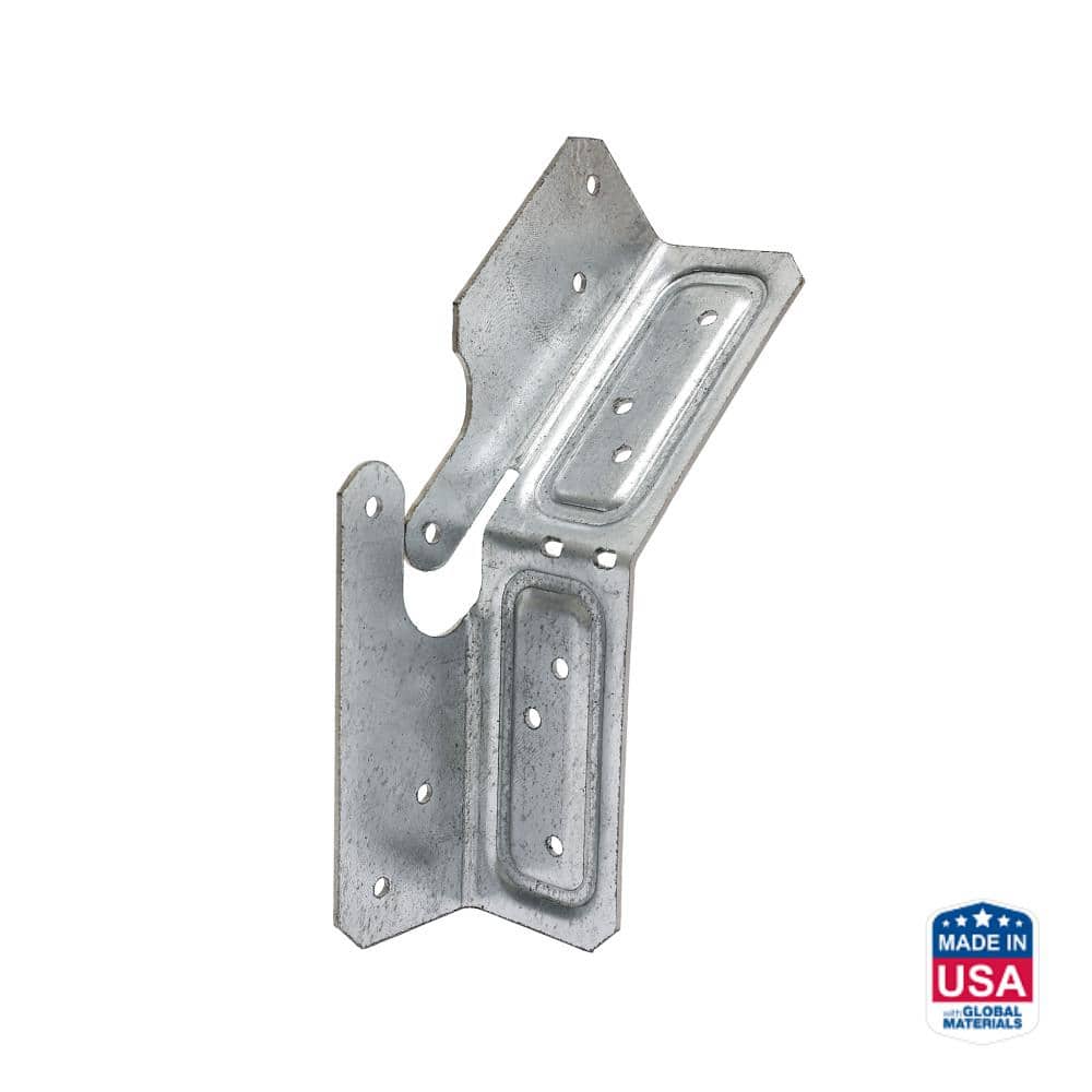 Simpson Strong-Tie KBSZ 1.5 in. x 6 in. 16-Gauge Knee Brace Stabilizer ...