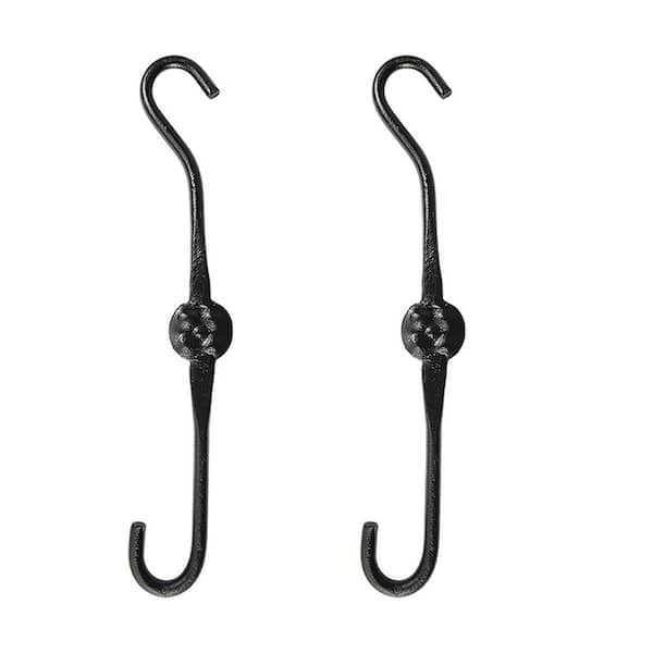 ACHLA DESIGNS Set of 2 Iron Double Ended Extender Hook Hangers 12 in ...