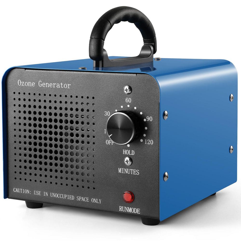 WOCK 4000 sq. ft. Ion Generator Ozone Generator in Blue with Timer for ...