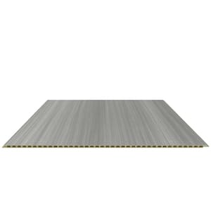 NewTechWood Sample-Walls 7/8 in. x 3/5 ft. x 1 ft. Tall Raised Silver ...