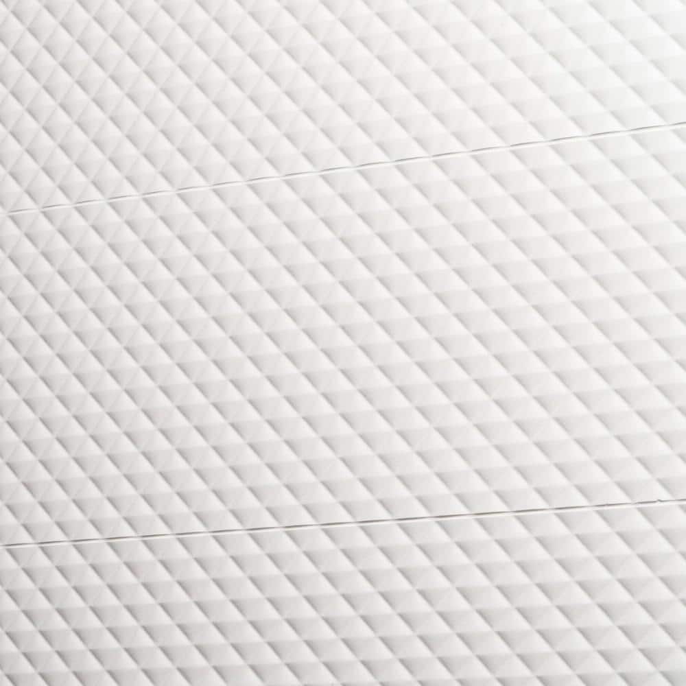 Ivy Hill Tile Rejuvenate Pillowed White 4 in. x 0.42 in. Matte Ceramic ...