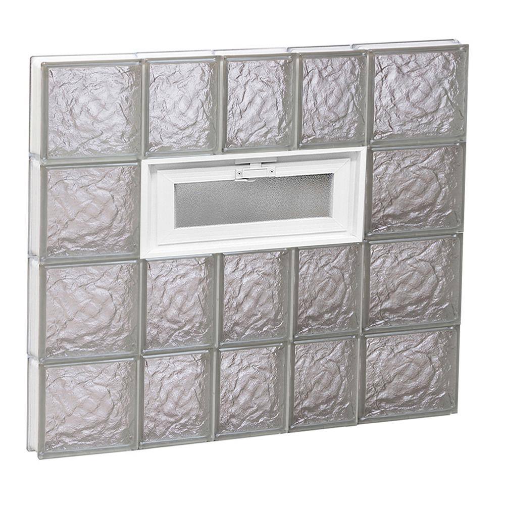 Clearly Secure 32.75 in. x 31 in. x 3.125 in. Frameless Vented Ice ...