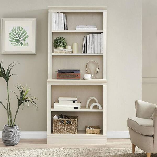 VAUXHILL & CO. 72 in. Tall Halston Multi-Depth Wood Bookcase ...