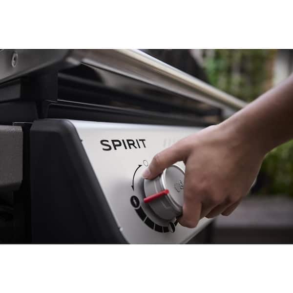 Weber Spirit E-310 3-Burner Liquid Propane Gas Grill in Black with Snap ...