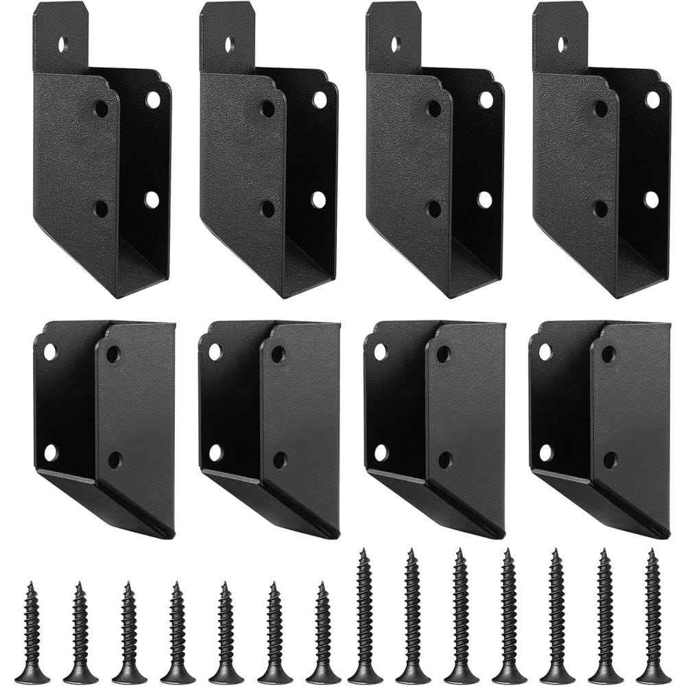 Afoxsos Stainless Steel Deck Railing Stair Connectors for 2x4 Wood ...