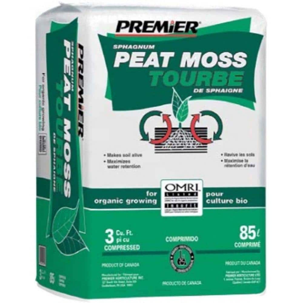 Premier 3 cu. ft. Peat Moss 70976040 - The Home Depot