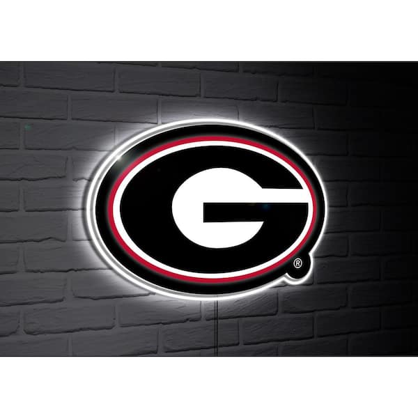Evergreen University of Georgia Team Logo Shaped Plug in LED Lighted ...