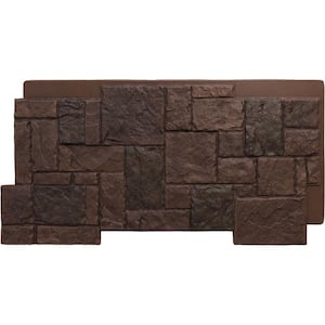 Ekena Millwork Castle Rock 49 in. x 1 1/4 in. Polermo Stacked Stone ...