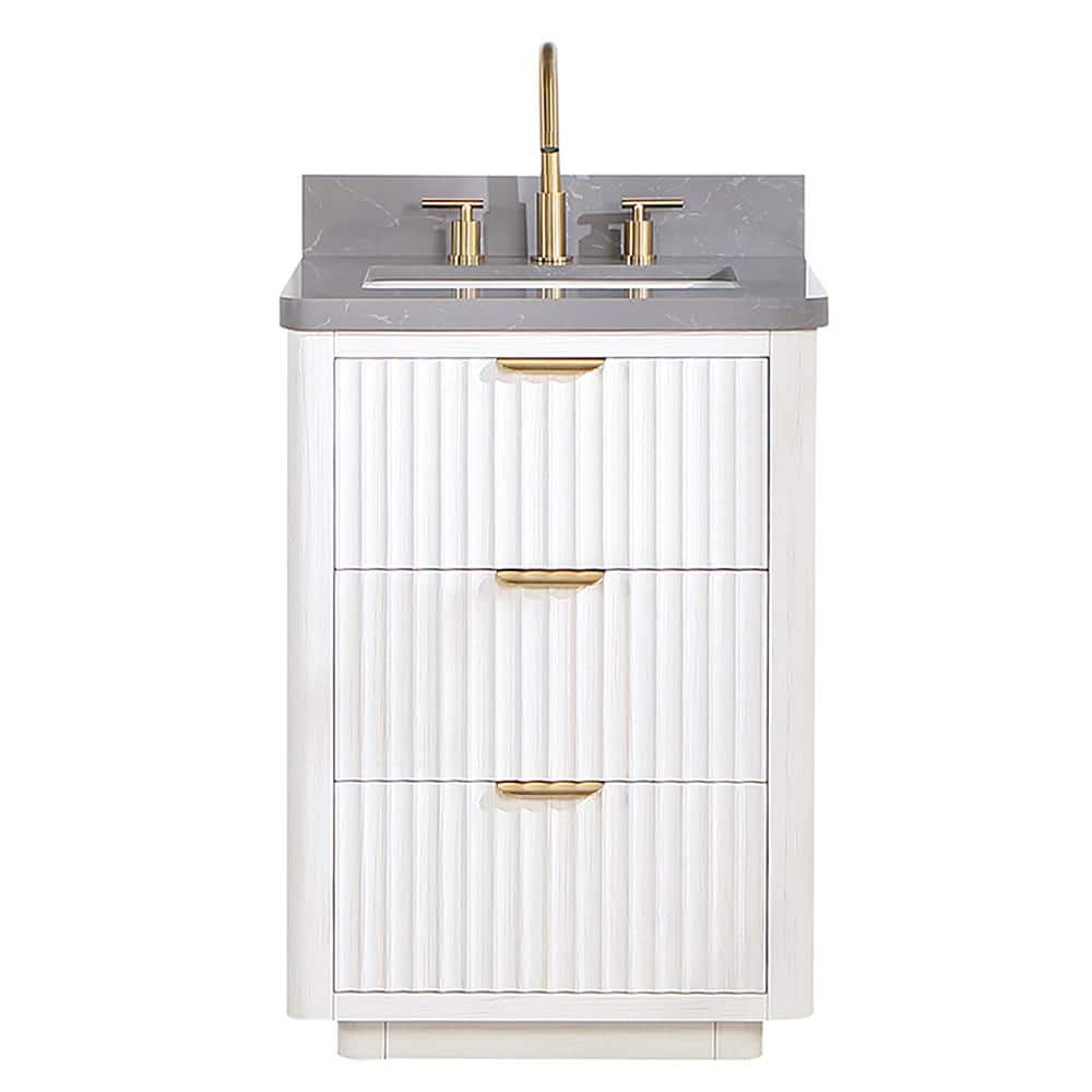 ROSWELL Cádiz 24 in. W x 22 in. D x 34 in. H Free-standing Single ...