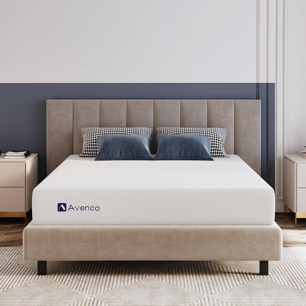 Avenco Twin XL Medium Cooling Memory Foam 10 in. Mattress, CertiPUR-US ...