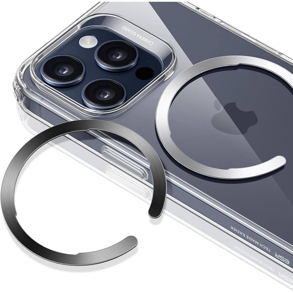 ESR HaloLock Magnetic Universal Ring Black and Silver (2-Pack ...