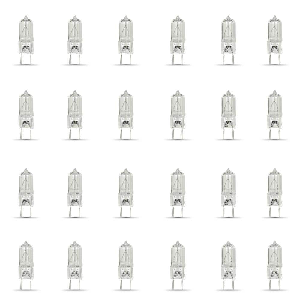 Feit Electric 50-Watt Bright White (2700K) T4 G8 Bi-Pin Base Dimmable ...