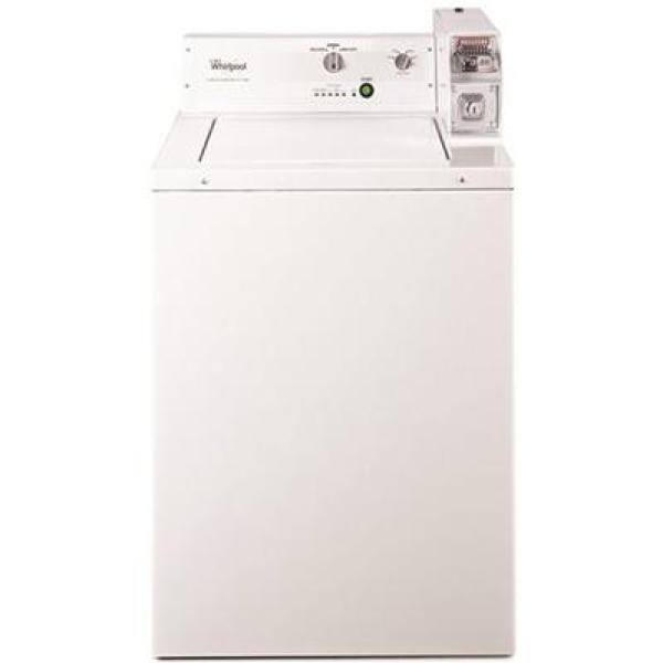 Whirlpool 2.9 cu. ft. White Commercial Top Load Washing Machine with 3 ...