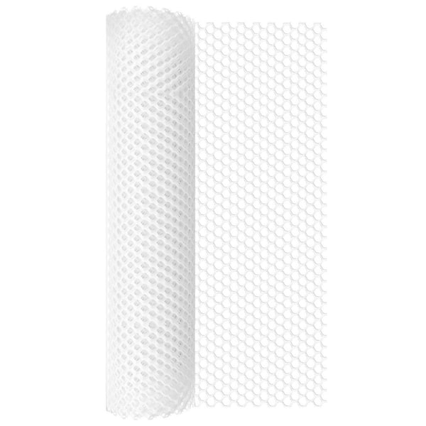 KIWDZFU 15.7 in. x 10 ft. 500gsm Plastic Wire Mesh Fence Chicken Mesh ...