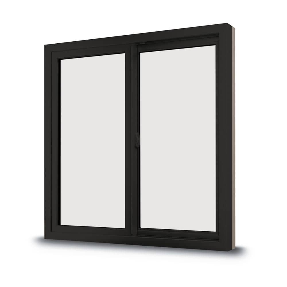 Andersen 100 Series 59.5 in. x 47.5 in. Black Active Left Gliding ...