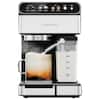 Chefman 7.6 Cup Stainless Steel Automatic Espresso Machine with Milk ...