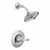 Delta Woodhurst 1-Handle Wall Mount Shower Trim Kit in Chrome (Valve ...