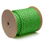 Rope King 3/4 in. x 200 ft. Twisted Poly Rope Yellow TP-34200Y - The ...