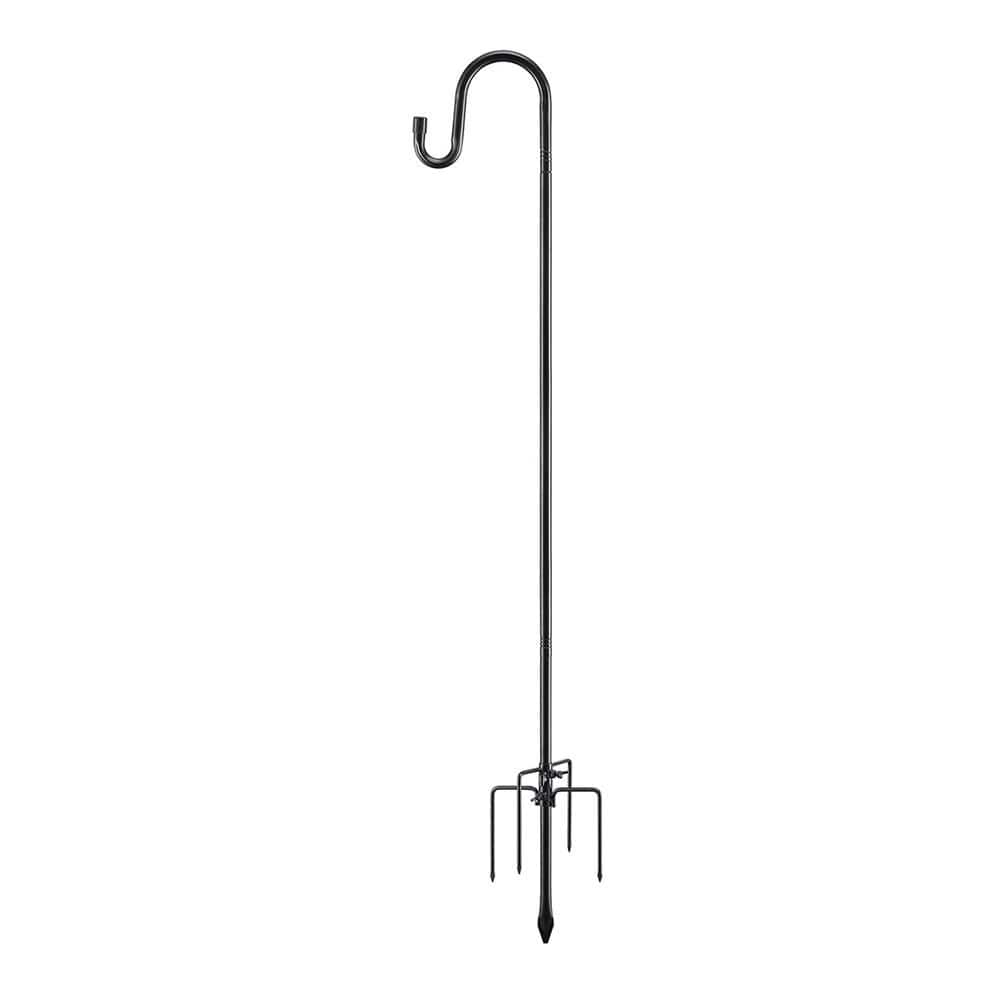 SEISMIC ENVIRO LLC 78 in. Shepherd's Hook for Outdoor-Adjustable Bird ...