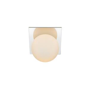 Simply Living 22 in. 3-Light Modern Black Vanity Light with Frosted ...