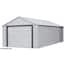 Arrow Murryhill 12 ft. W x 31 ft. D 2-Tone Gray Steel Garage and ...
