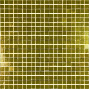 Apollo Tile Altin 4" x 6" Glossy Shimmer Flint Silver Glass Mosaic ...