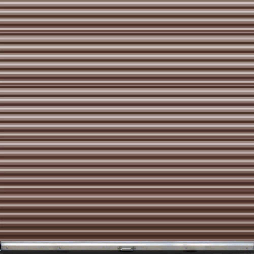 Clopay 10 ft. x 10 ft. Non-Insulated Continental Brown Roll-Up Door ...