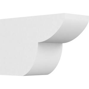 Ekena Millwork 4 in. x 8 in. x 24 in. Standard Crestline Architectural ...