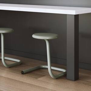 Amisco Paperclip70 Blue Metal Dining Chair 34070-WE/1B13 - The Home Depot