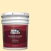 BEHR ULTRA 5 gal. #380A-2 Moonlit Yellow Extra Durable Flat Interior ...