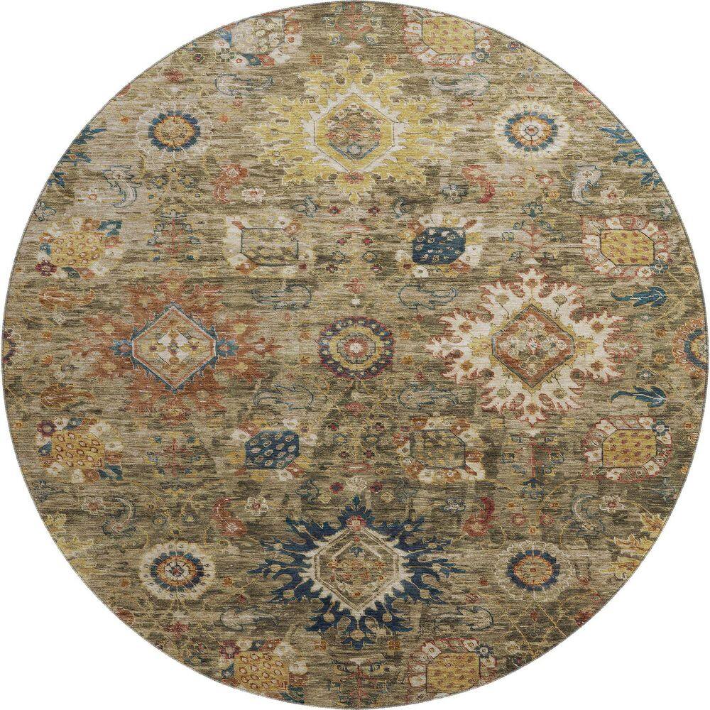 Addison Rugs Mayfield Premium Machine Washable Abstract AMF1927 Brown 8 ...