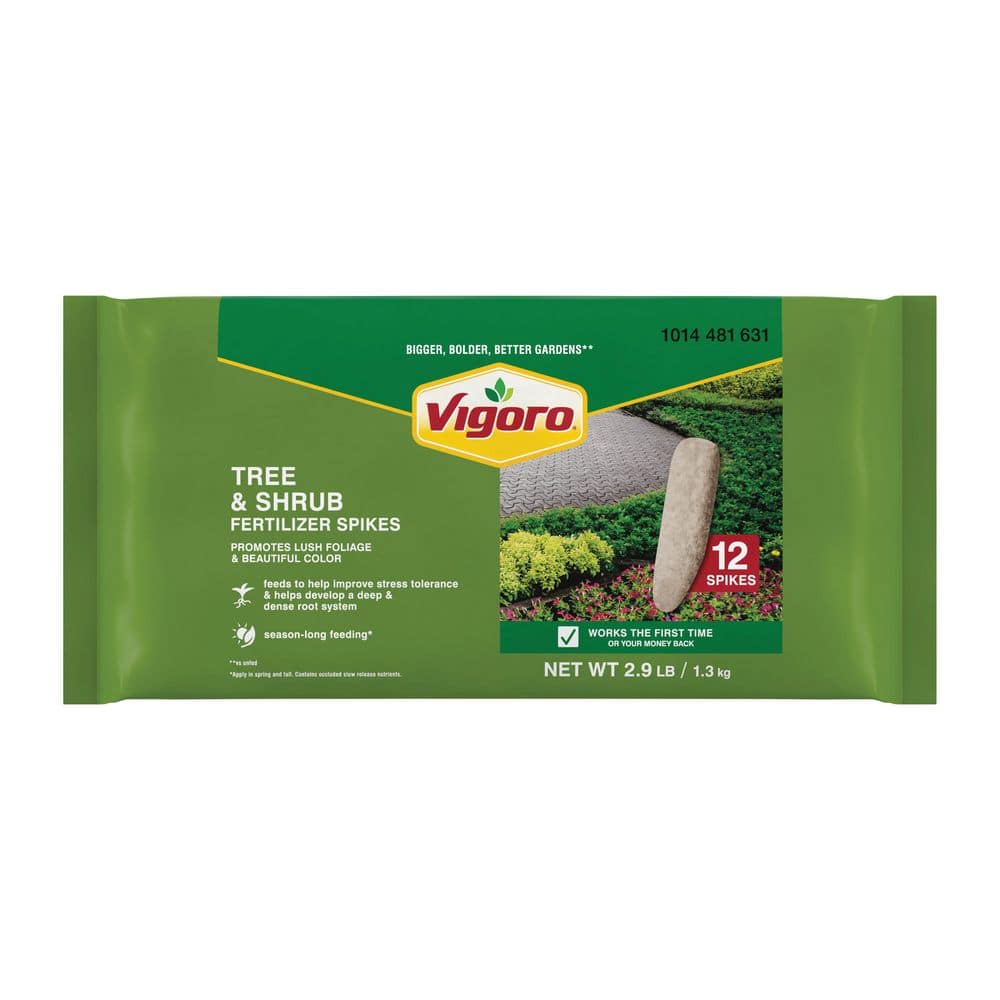 Vigoro 3.27 lbs. Tree & Shrub Fertilizer Spikes to Promtoe Lush Foliage ...