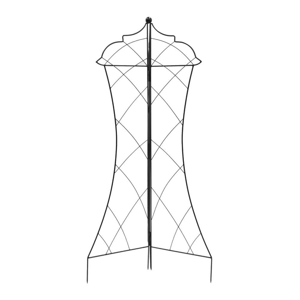 Achla Designs Achla Designs 79.5 in. H Black Powdercoated Wrought Iron ...