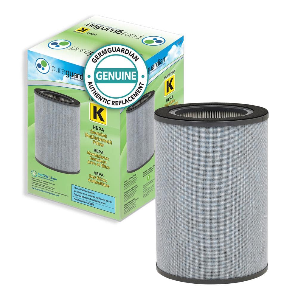 GermGuardian FLT9400 HEPA Pure Air Purifier Replacement Filter Type K ...