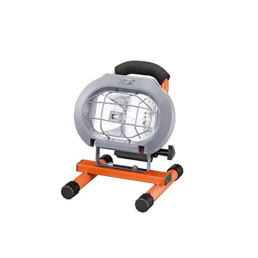 HDX 250-Watt Portable Halogen Work Light LG351-250W - The Home Depot
