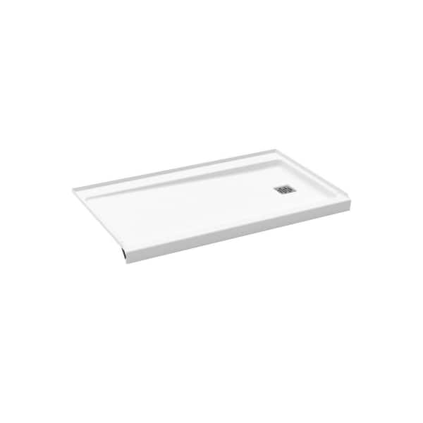 Bootz Industries ShowerCast 60 in. L x 34 in. W Alcove Shower Pan Base ...