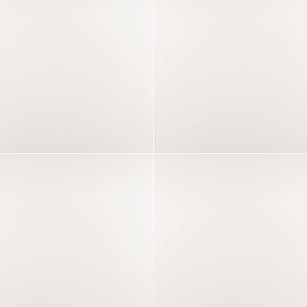 MSI Take Home Tile Sample - White 4 in. x 4 in. Glazed Porcelain Floor ...