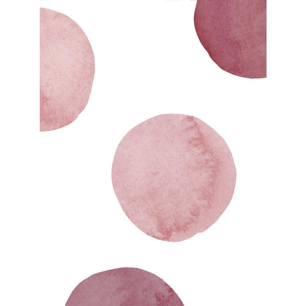 Watercolor Blush Dots Vinyl Wall Stickers W1155-Vinyl-Blush - The Home ...