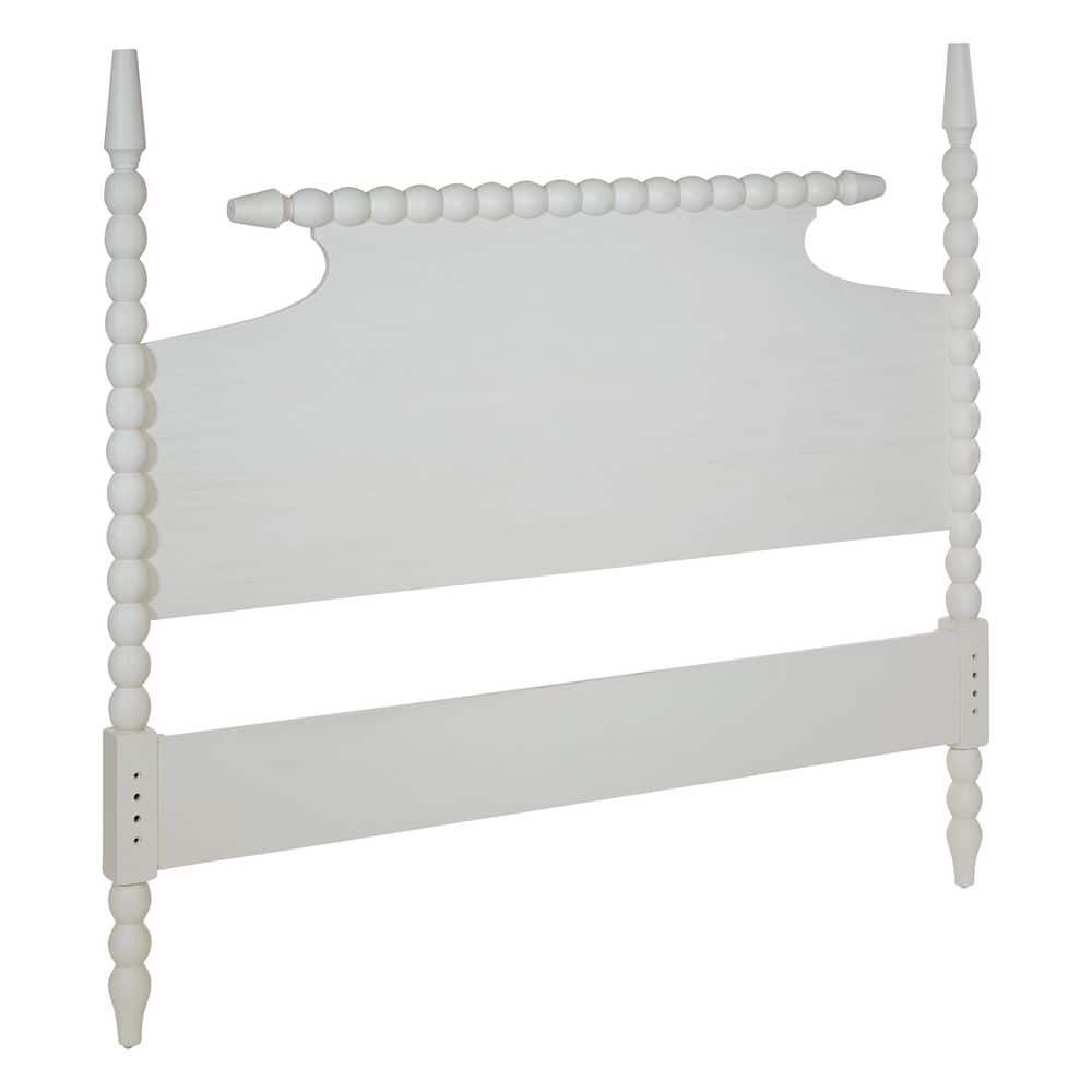 OSP Home Furnishings Spindle Queen Bed Headboard in Sandcastle Antique ...