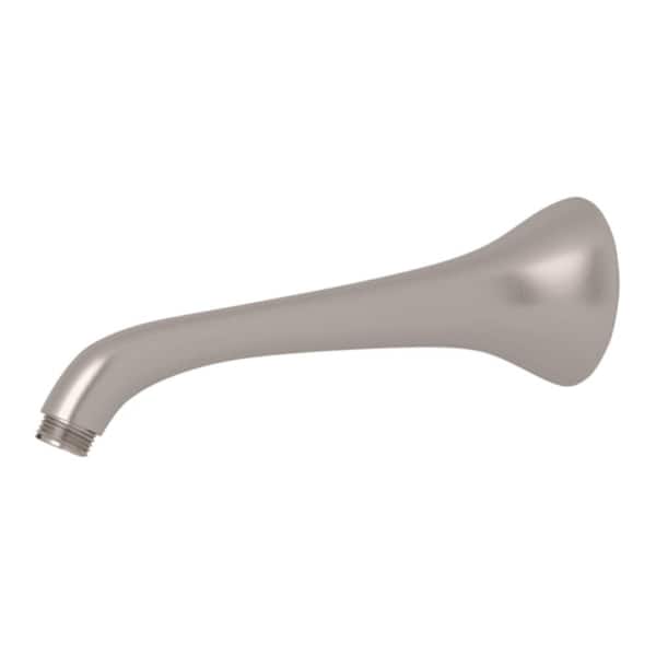 ROHL Bossini Charleston 7 in. Shower Arm in Satin Nickel H08000STN ...