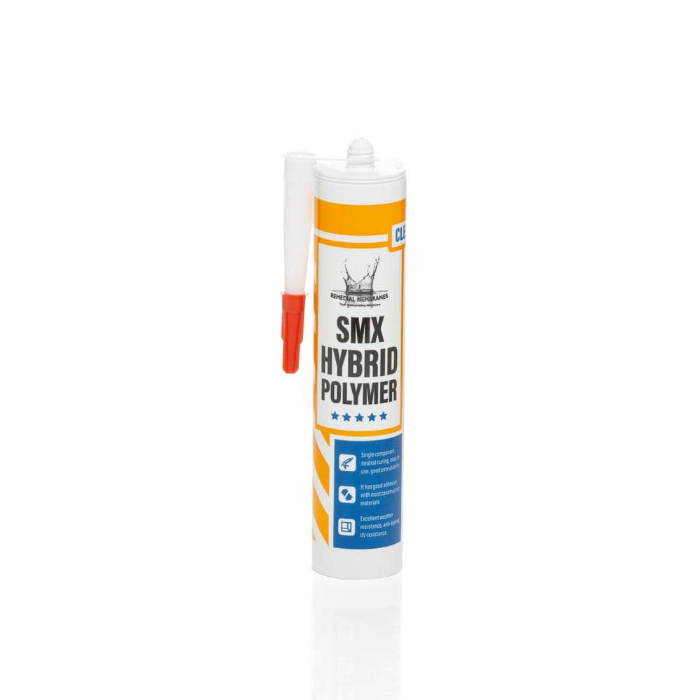 REMEDIAL MEMBRANES LLC Clear SMX Polymer Caulk CLRCALK - SMX - The Home ...