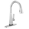 Delta Lenta Touch Single-Handle Pull-Down Sprayer Kitchen Faucet with ...