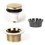 DANCO Single Hole Bathtub Drain Overflow Plate in Polished Brass 89234 ...