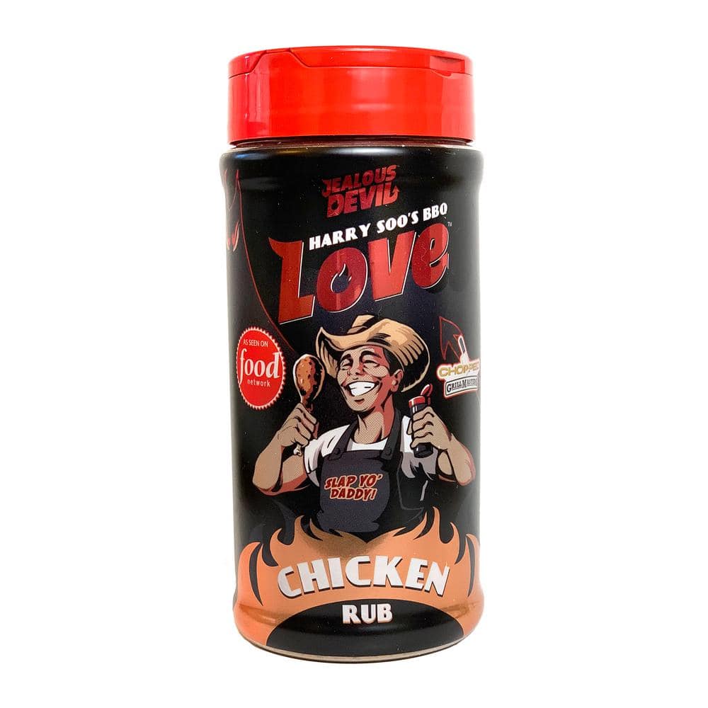 JEALOUS DEVIL 8.8 oz. Harry Soo's BBQ Love Chicken BBQ Rub, Premium ...