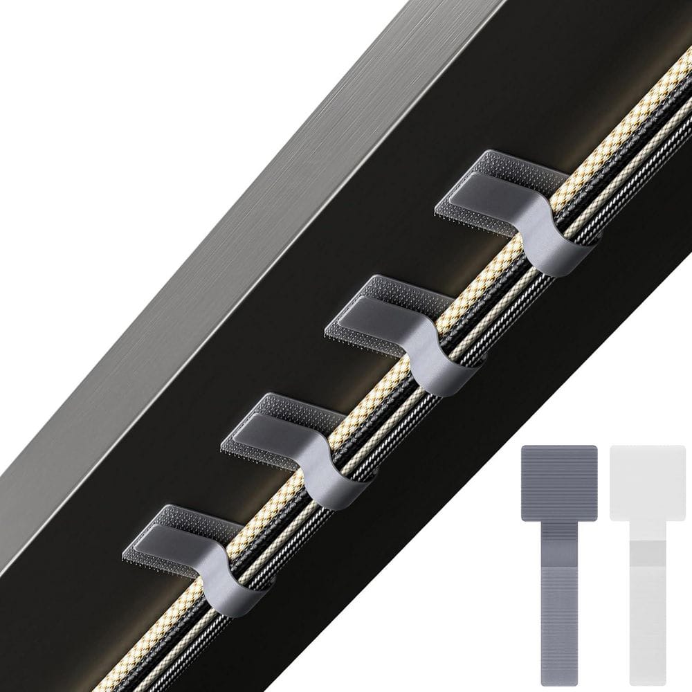 Yichuhaoxi Self Adhesive Hook and Loop Cable Ties Straps Sticky-Back ...