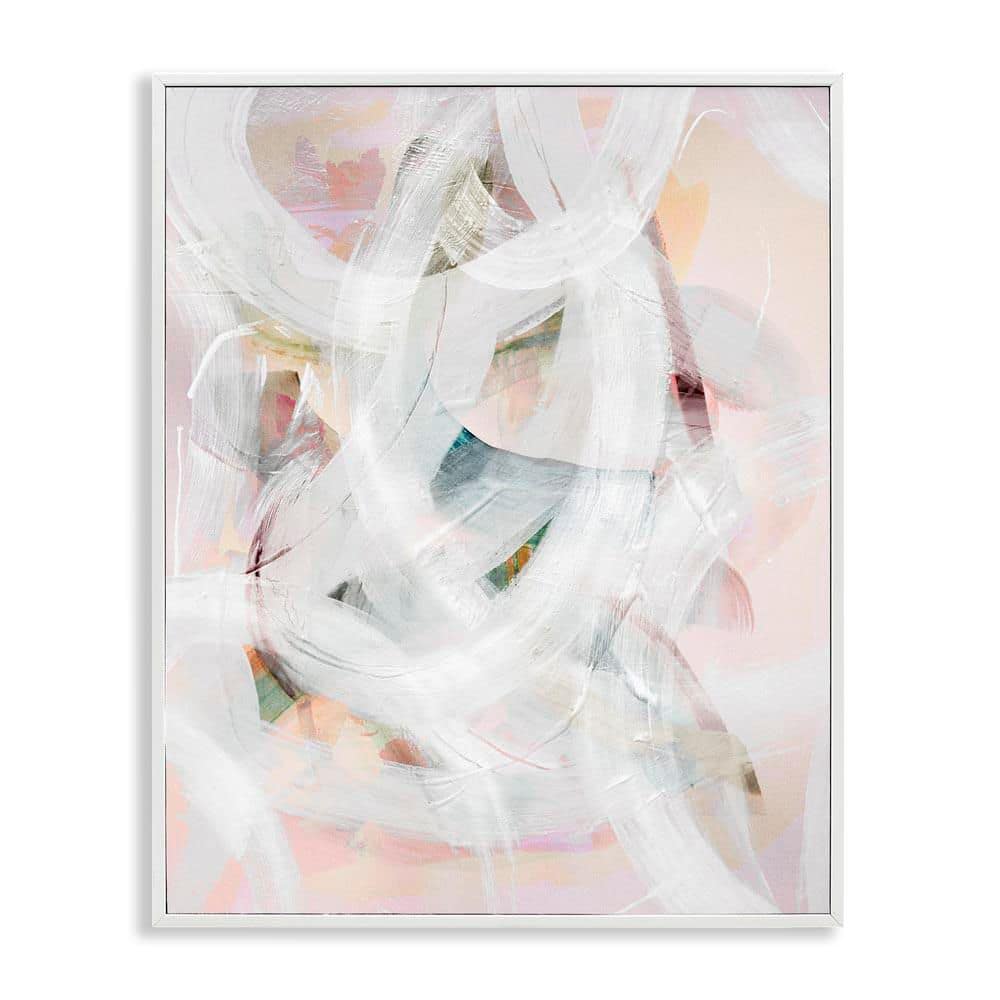 Stupell Industries Tender Moments Abstraction by Gemma Bardot White ...