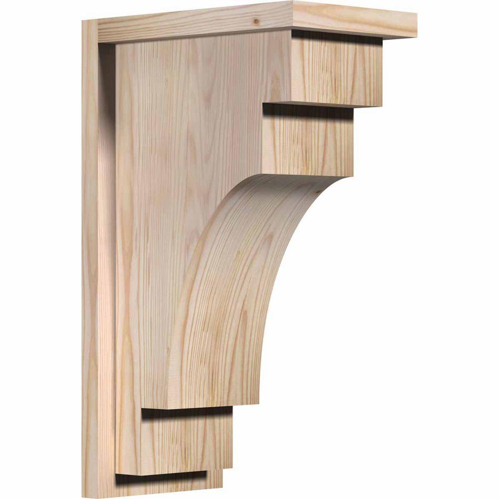 Ekena Millwork 7-1/2 in. x 12 in. x 20 in. Mediterranean Smooth Douglas ...