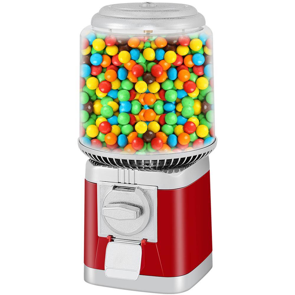 VEVOR Gumball Machine, 1-in. Candy Vending Machine, Commercial Gumball ...